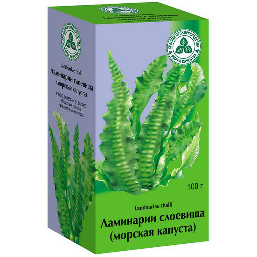 Ламинарии слоевища (морская капуста) 100г пачка кг - купить по цене 267 ...